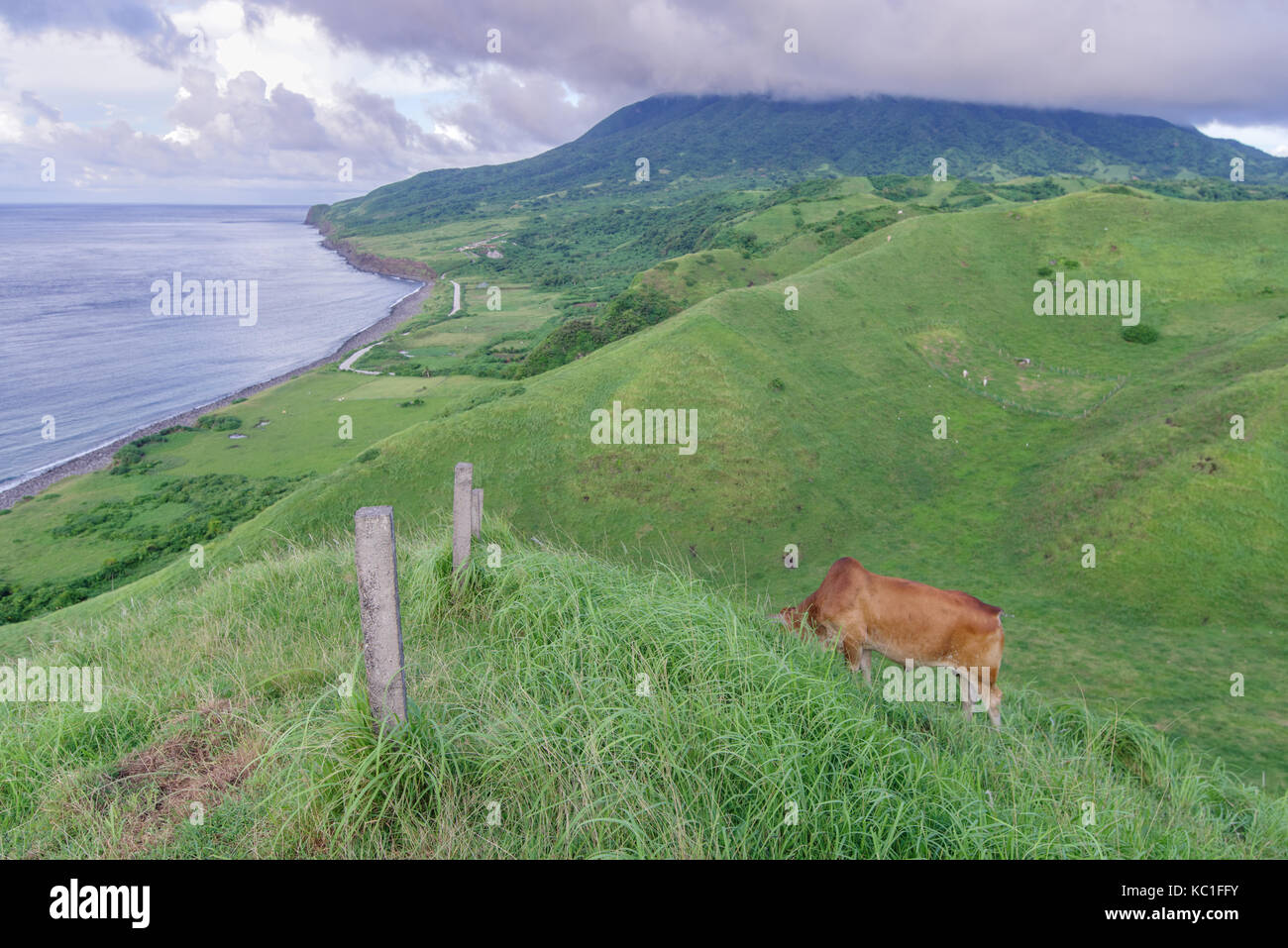 View from Vayang Rolling Hills, Ivatan Island, Batanes, Philippines ...