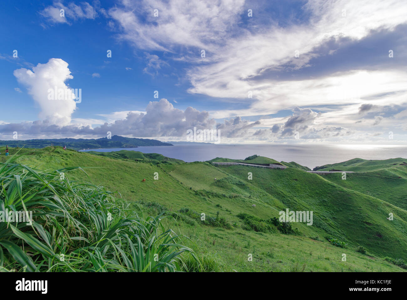 View from Vayang Rolling Hills, Ivatan Island, Batanes, Philippines ...