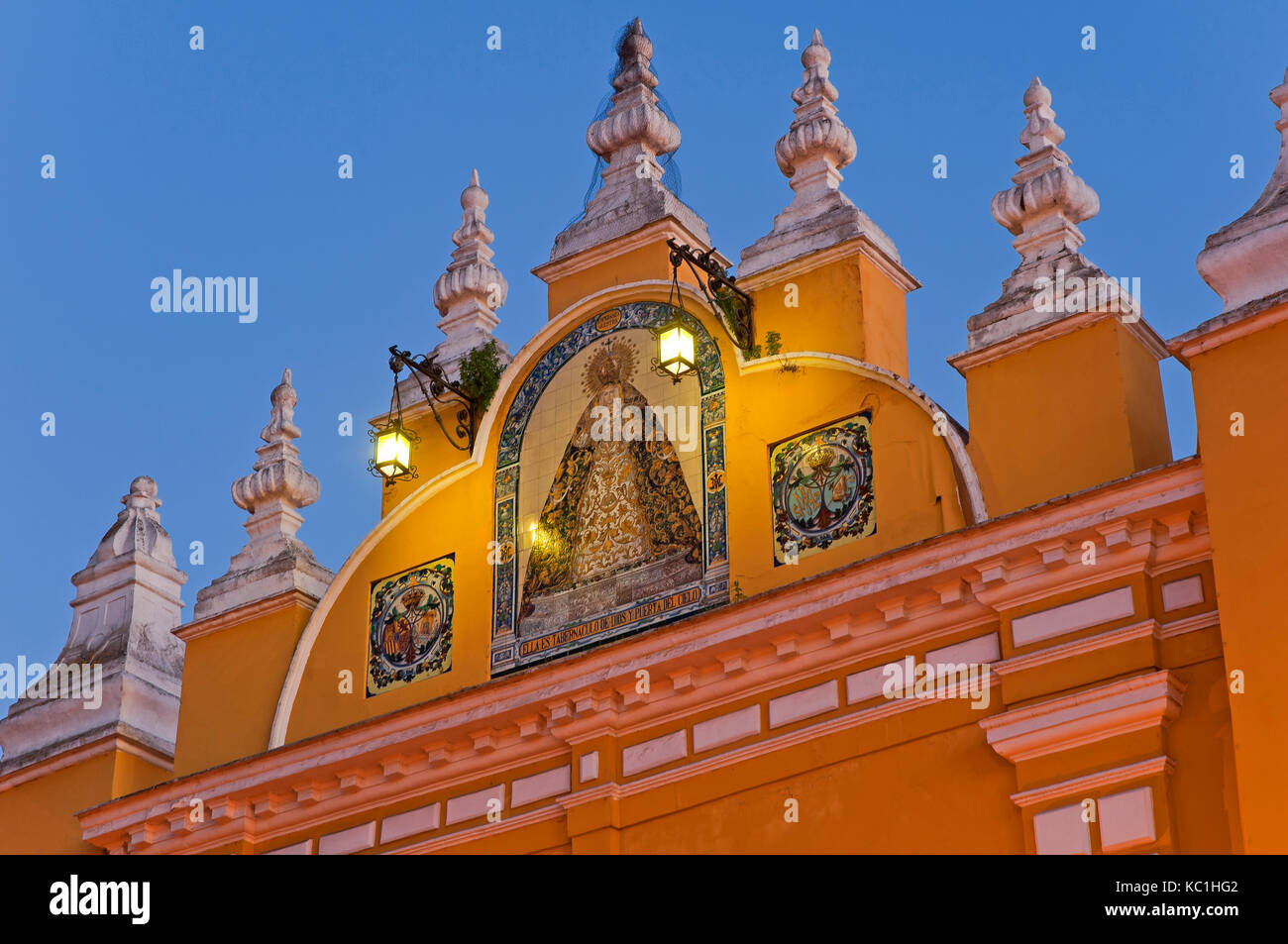 Arch of the Macarena-detail, Seville, Region of Andalusia, Spain ...