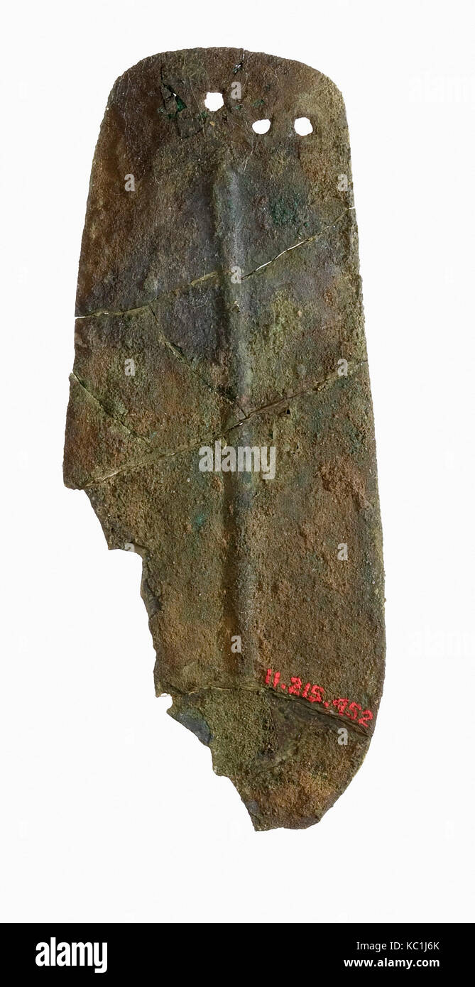 Scale from Armor, New Kingdom, Dynasty 18, ca. 1390–1353 B.C., From ...