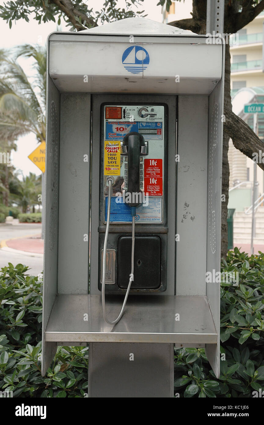 Telephone in the street Stock Photo - Alamy