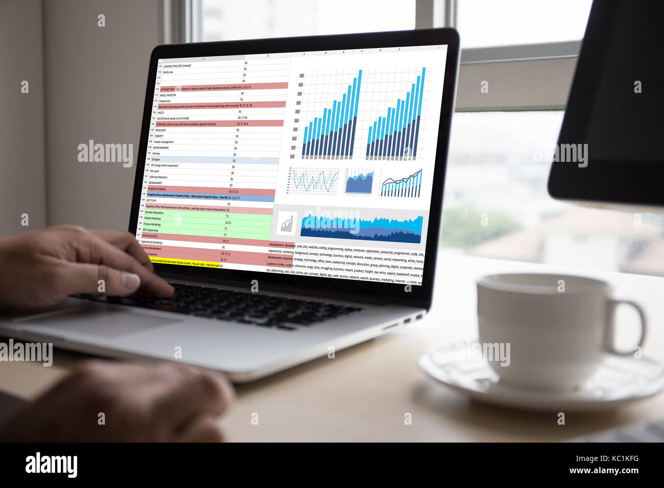 Business Information Technology people work hard Data Analytics ...