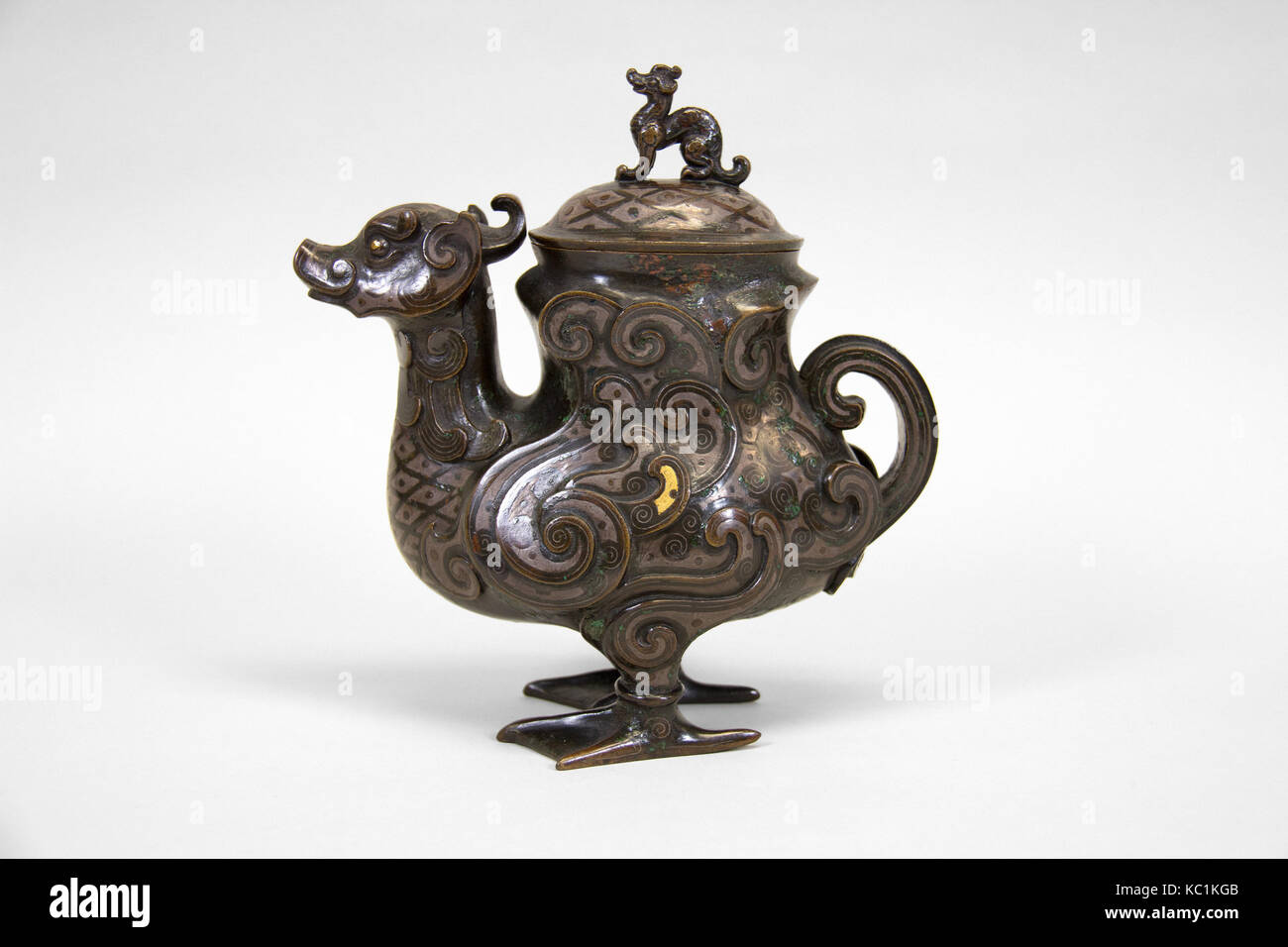 Ewer in the Shape of a Bird, Ming dynasty (1368–1644), 16th century ...