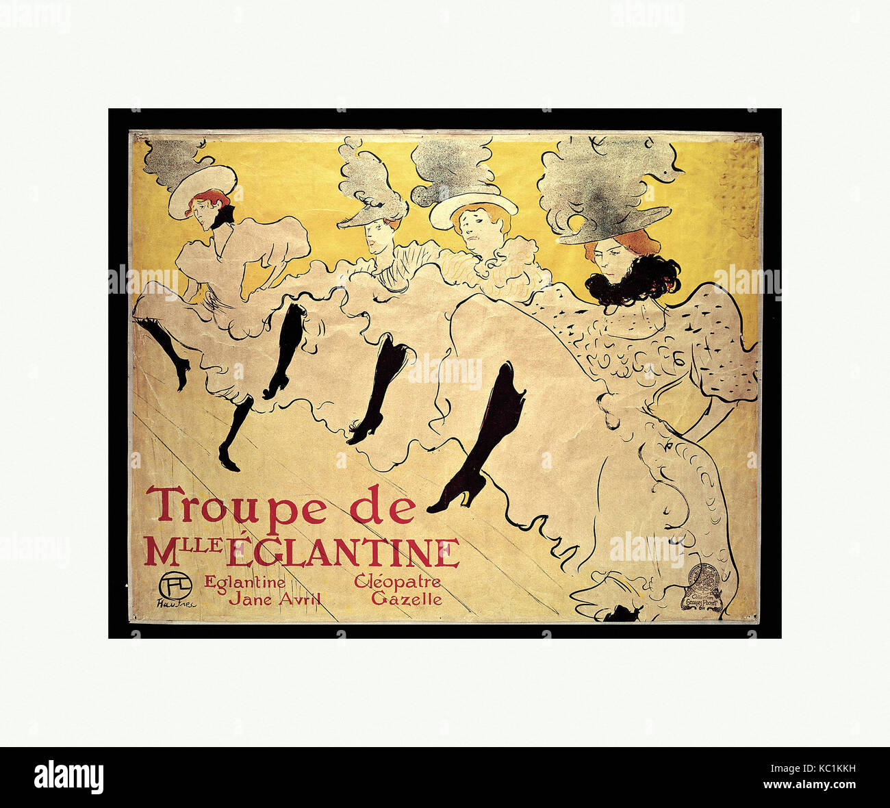 La Troupe de Mademoiselle Eglantine, Henri de Toulouse-Lautrec, 1895 ...