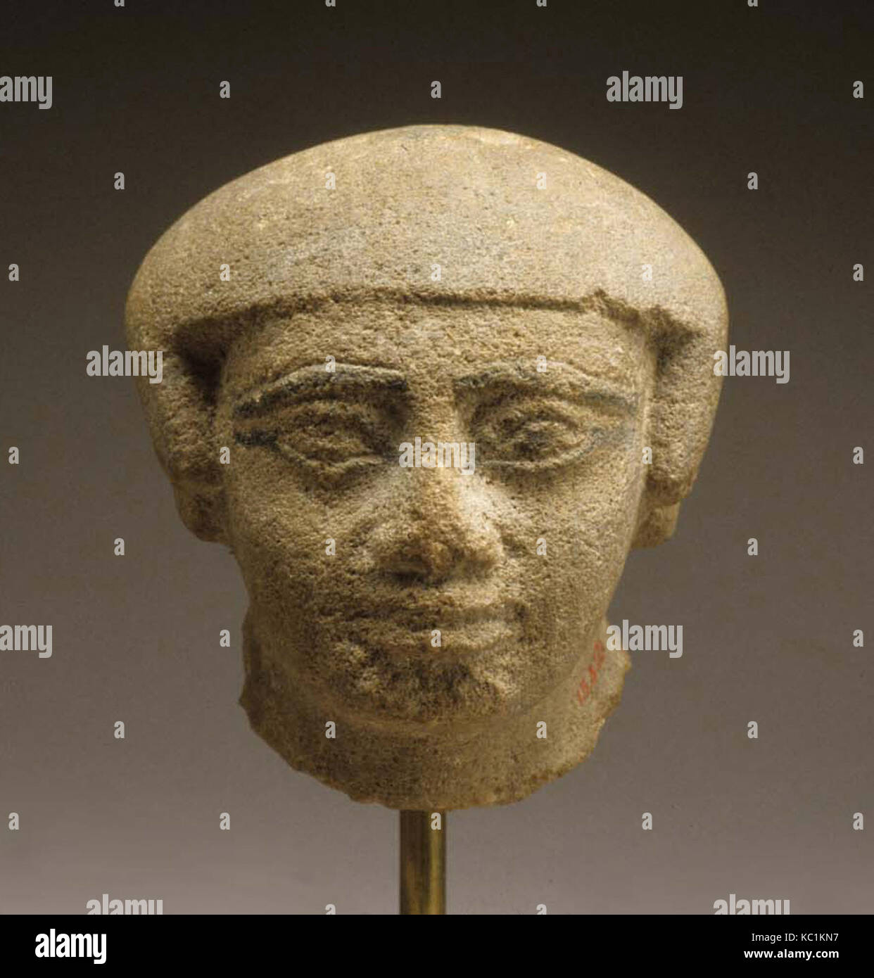 Head of a male statue, Middle Kingdom, Dynasty 12, ca. 1981–1900 B.C ...