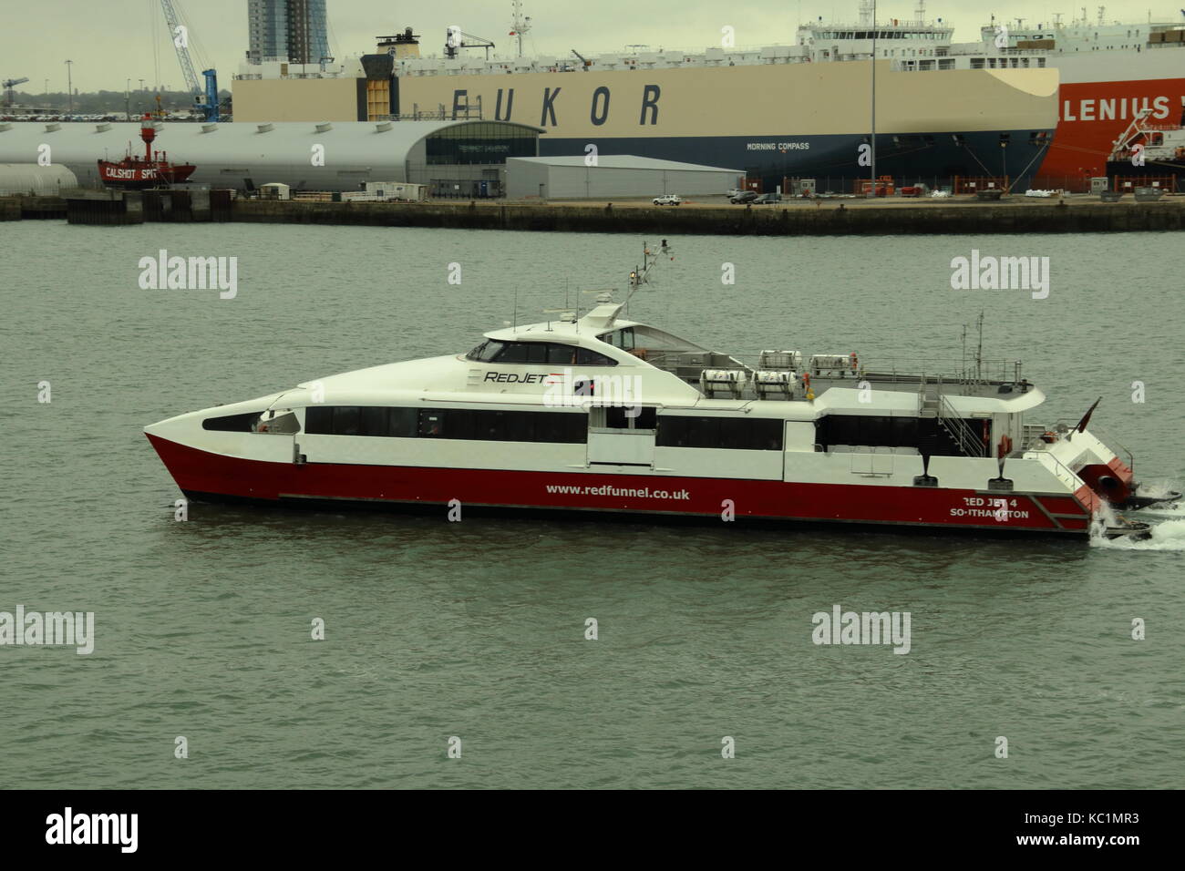 Red Jet 4,Southampton,UK Stock Photo - Alamy