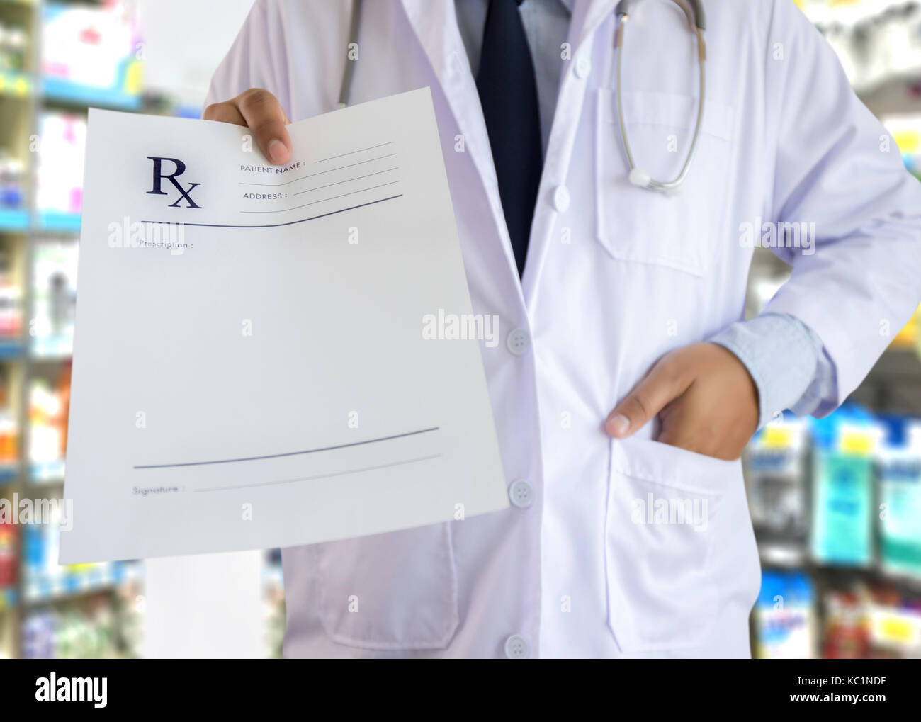 medicine doctor patient healthcare concept contraception Rx ...