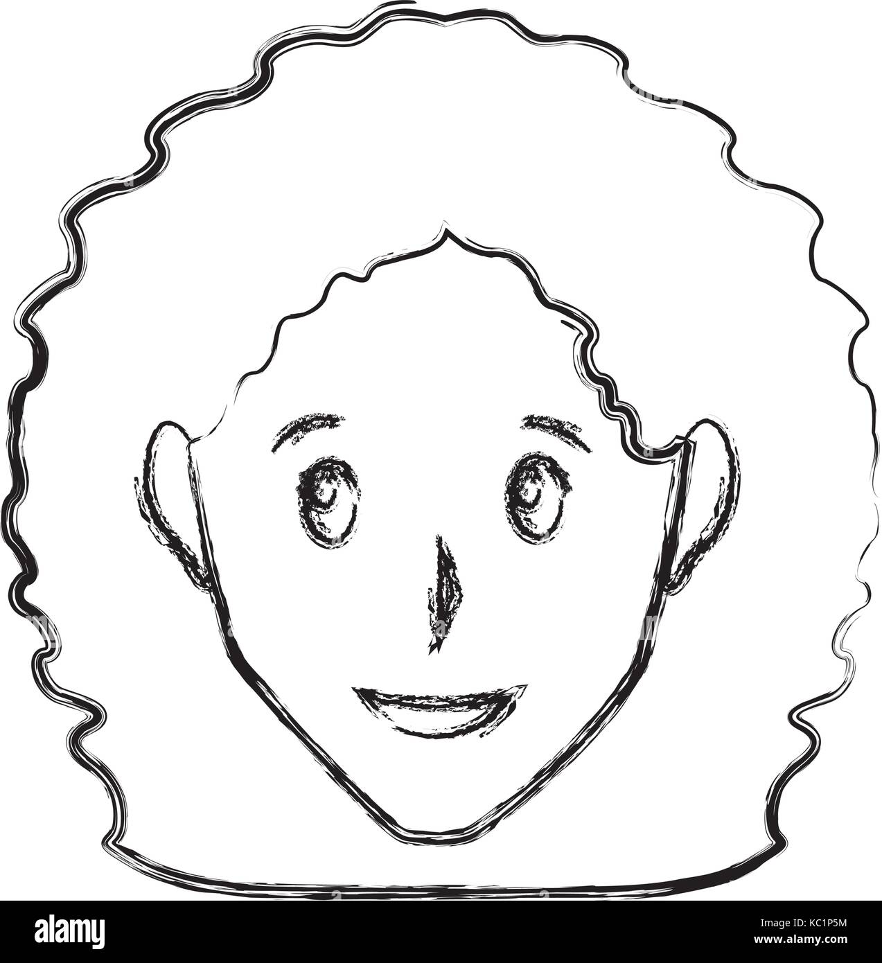 Woman smiling cartoon Stock Vector Image & Art - Alamy