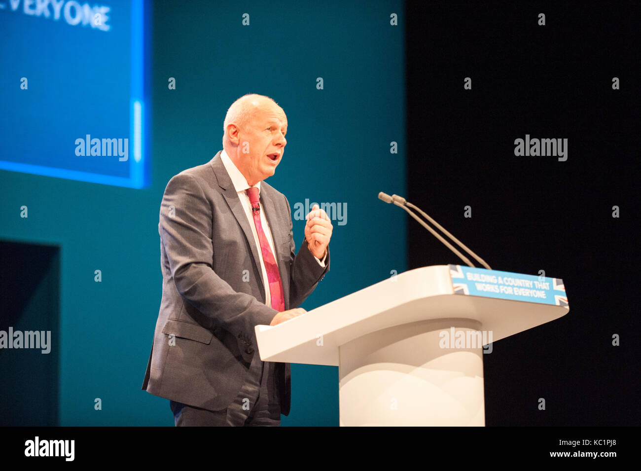 Manchester, UK. 1st October 2017. The First Secretary of State, The Rt ...