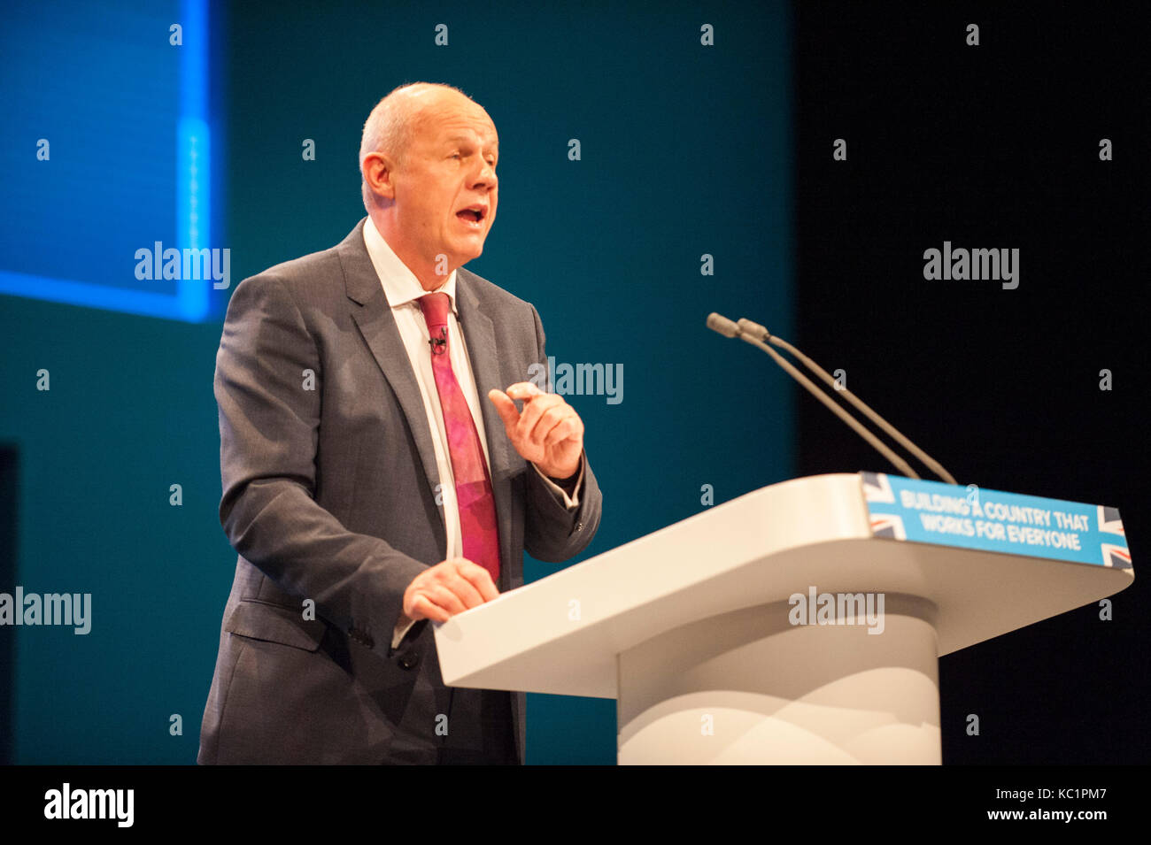 Manchester, UK. 1st October 2017. The First Secretary of State, The Rt ...