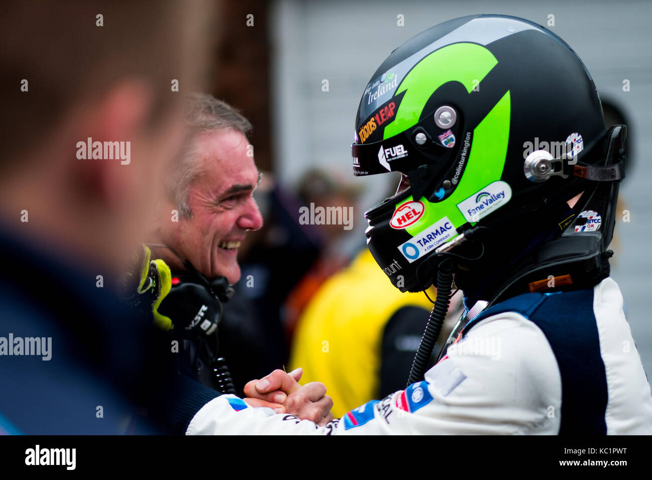 Fawkham, Longfield, UK. 1st Oct, 2017. BTCC racing driver Colin ...