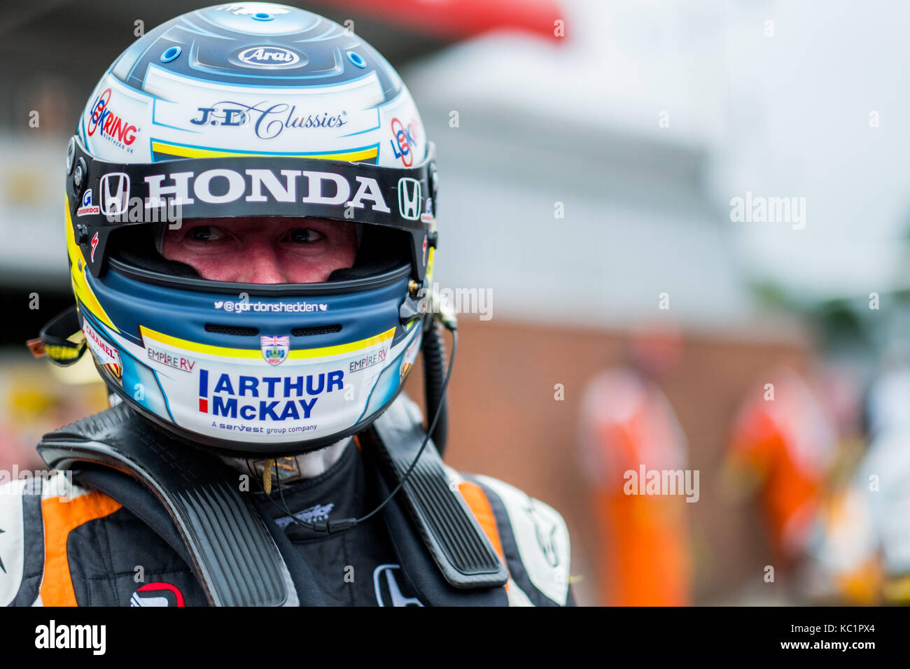 Fawkham, Longfield, UK. 1st Oct, 2017. BTCC racing driver Gordon ...