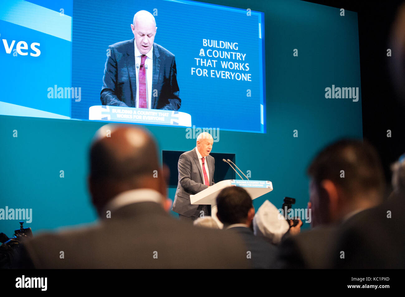 Manchester, UK. 1st October 2017. The First Secretary of State, The Rt ...