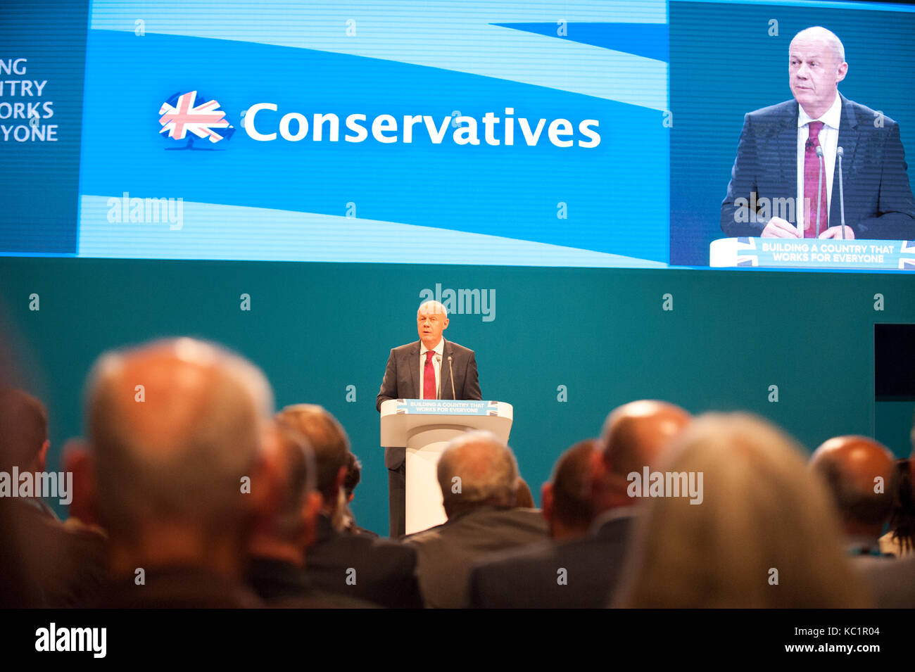Manchester, UK. 1st October 2017. The First Secretary of State, The Rt ...
