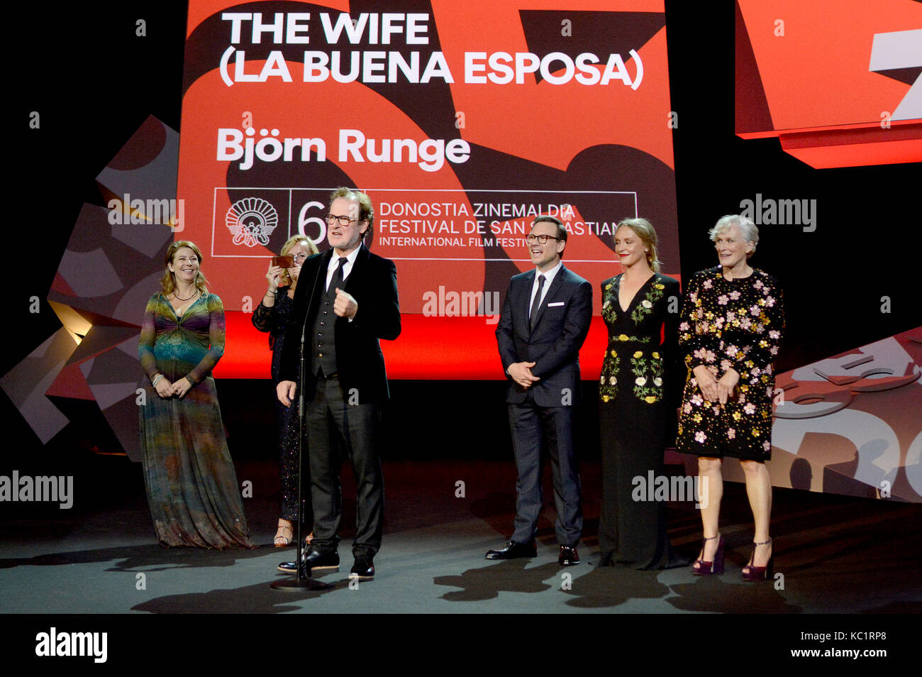 Björn Runge, Christian Slater, Annie Starke and Glenn Close at the ...