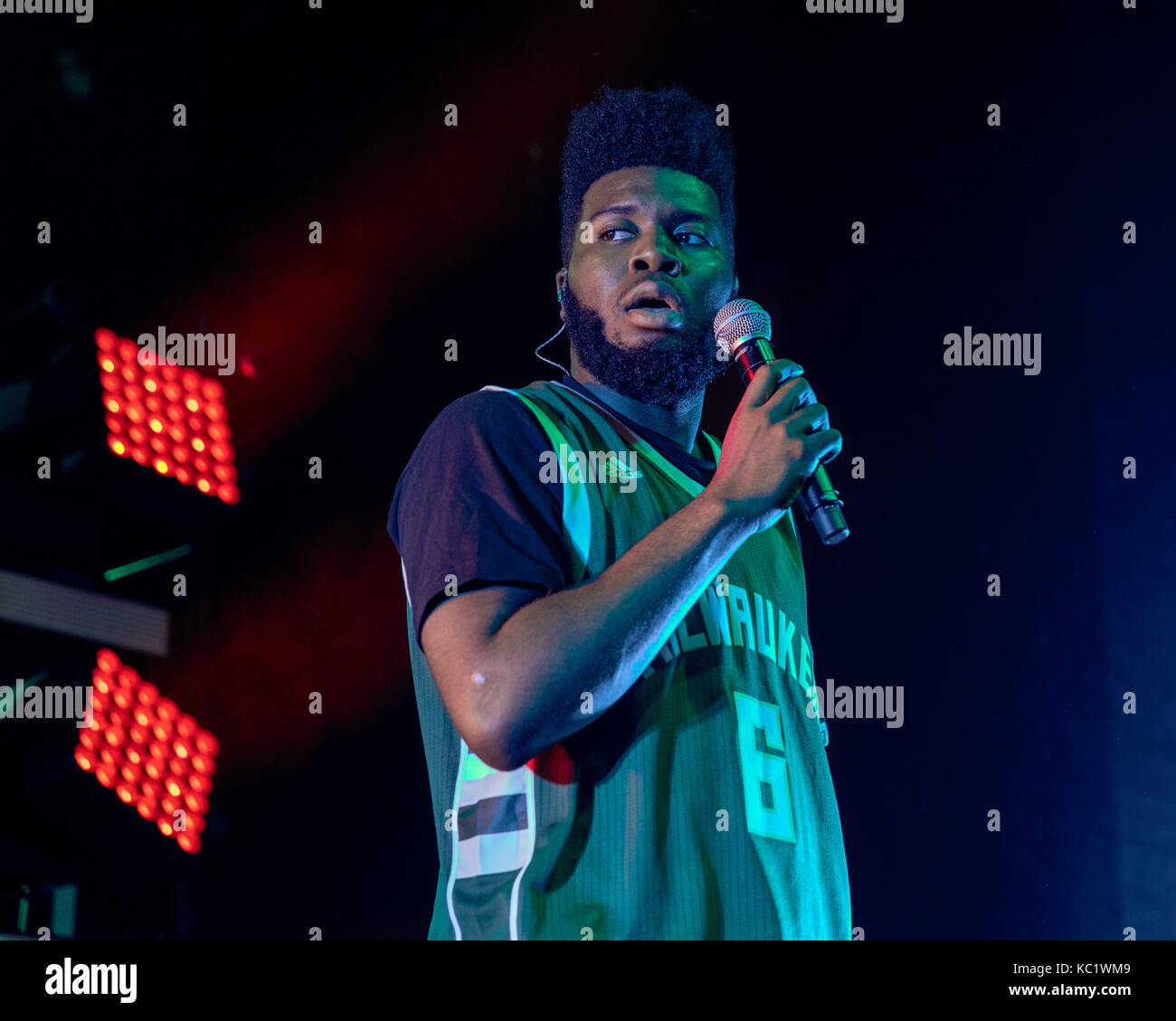 Milwaukee, Wisconsin, USA. 18th Aug, 2017. Singer KHALID (KHALID ...