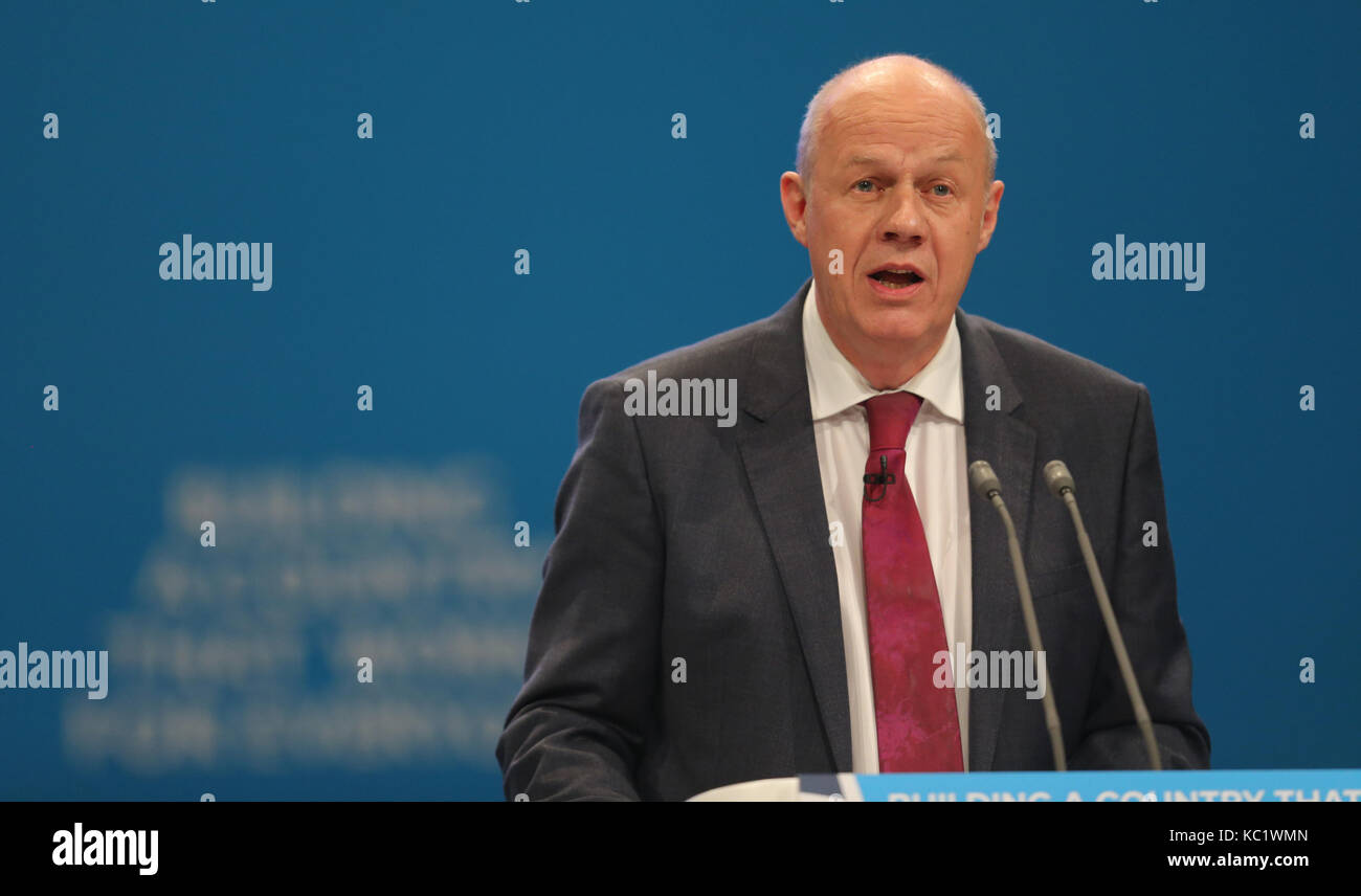 Damien Green Mp First Secretary Of State Conservative Party Conference ...