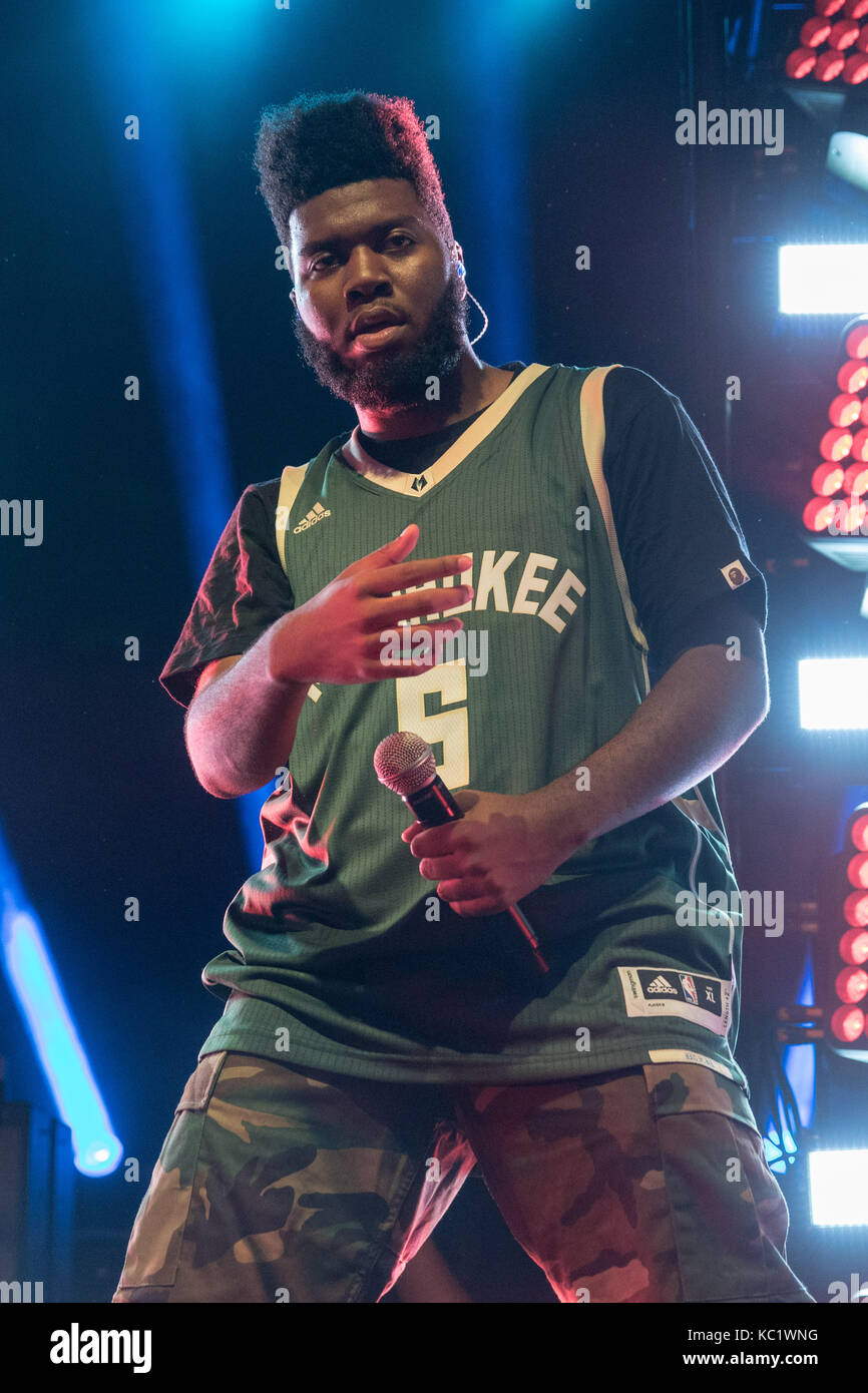 Milwaukee, Wisconsin, USA. 18th Aug, 2017. Singer KHALID (KHALID ...