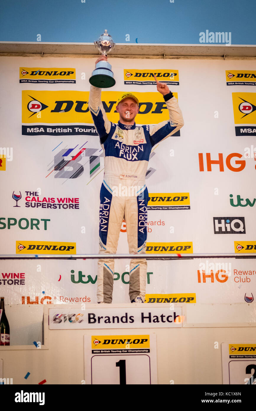 Brands Hatch, Kent, UK. 1st October, 2017. Dunlop MSA British Touring ...