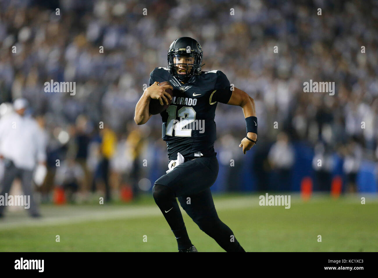 September 30, 2017 Colorado Buffaloes quarterback Steven Montez #12 ...