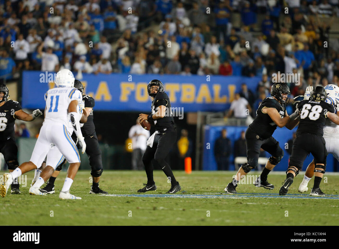 September 30, 2017 Colorado Buffaloes quarterback Steven Montez #12 ...