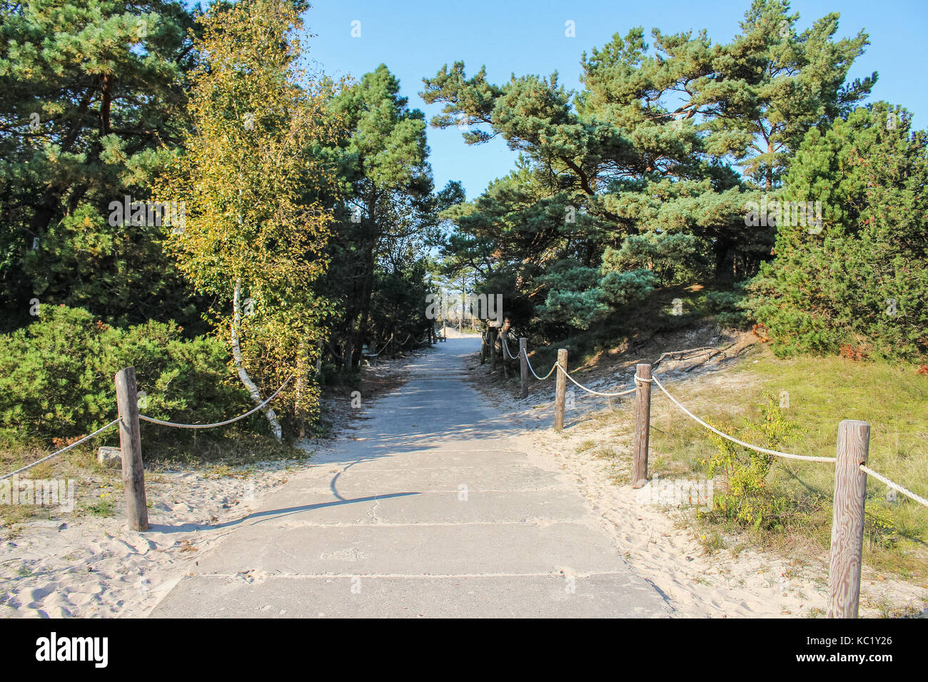 Rowy, Poland. 30th Sep, 2017. Slowinski National Park patch in Rowy is ...