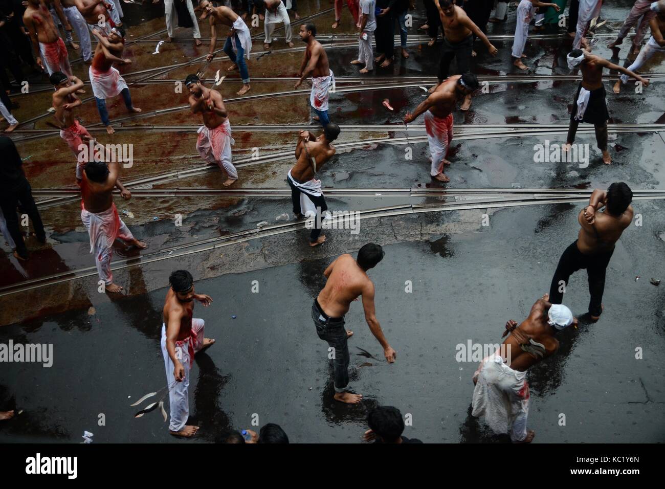 The Muharram Red - Kolkata, India - 1st October 2017 - Muharram Rituals ...
