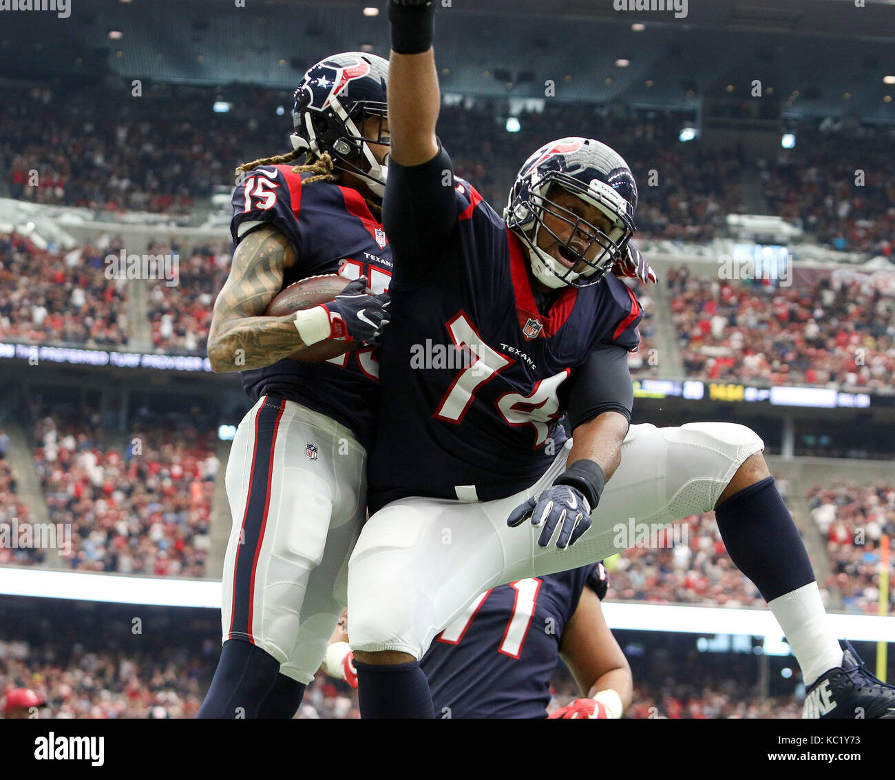 Houston, TX, USA. 1st Oct, 2017. Houston Texans wide receiver Will ...