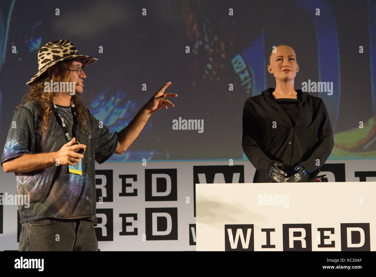 Florence, Italy. 1st October, 2017. Wired Next Fest in Florence, Italy ...