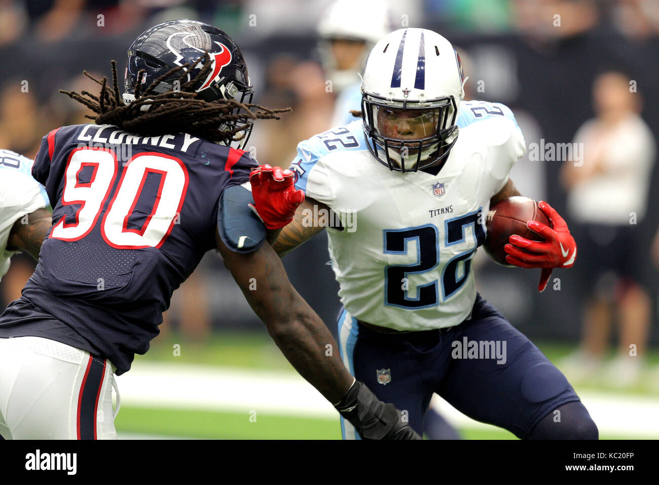 Houston, Texas, USA. 1st Oct, 2017. Tennessee Titans running back ...
