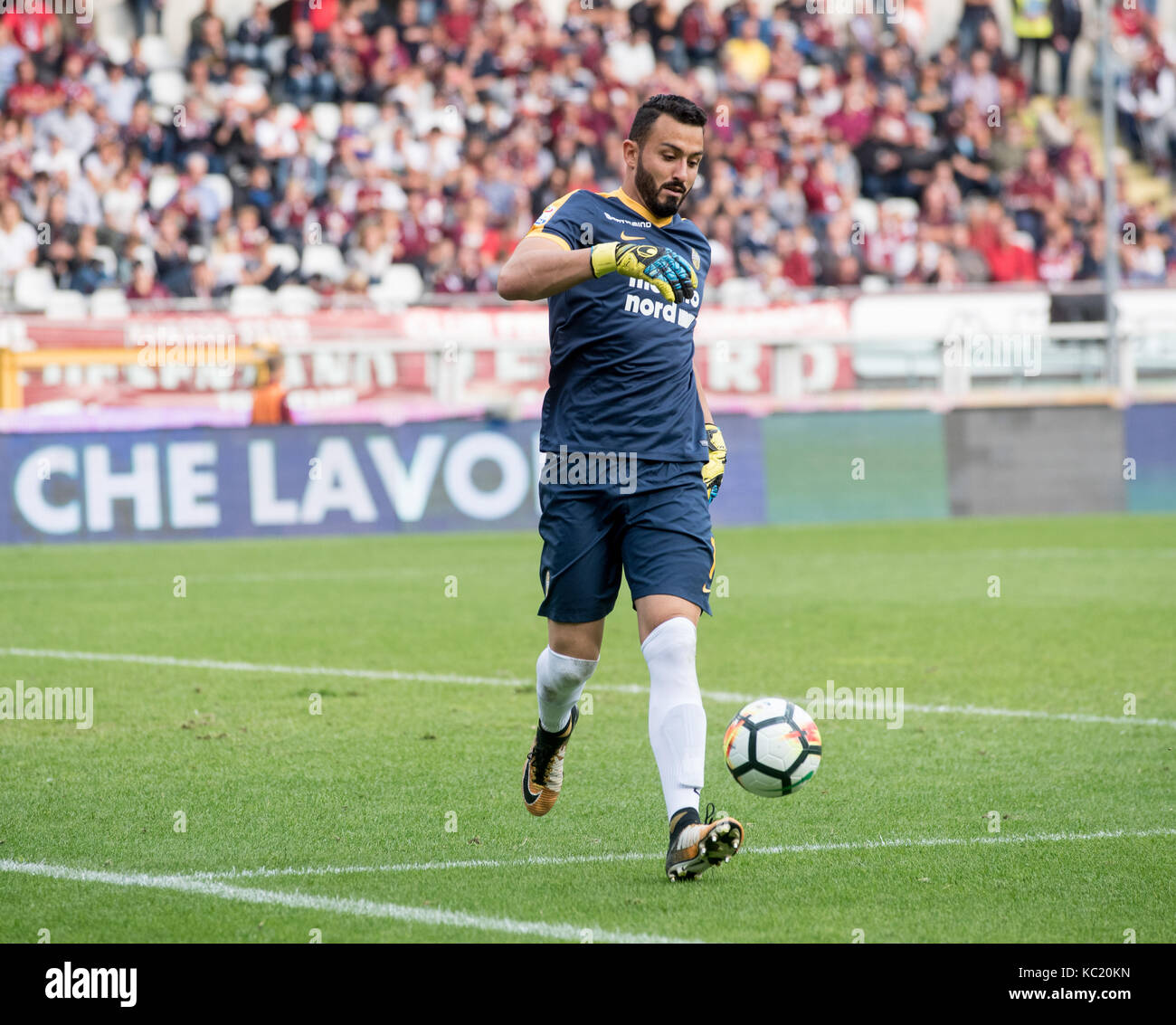 Turin, Stadio Olimpico Grande Torino Italy 1st october 2017. Nicolas ...