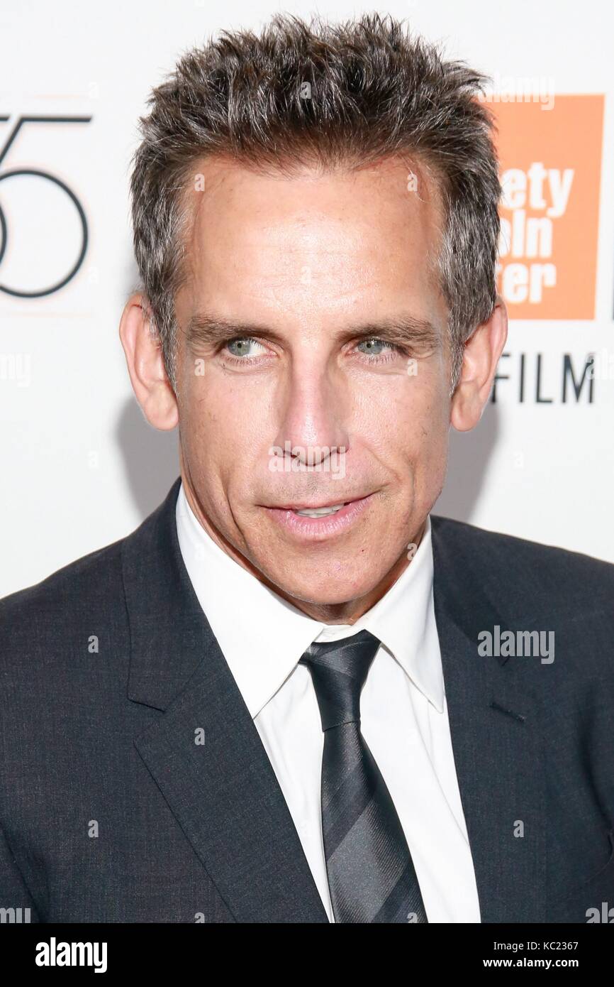 New York, NY, USA. 1st Oct, 2017. Ben Stiller at arrivals for THE ...