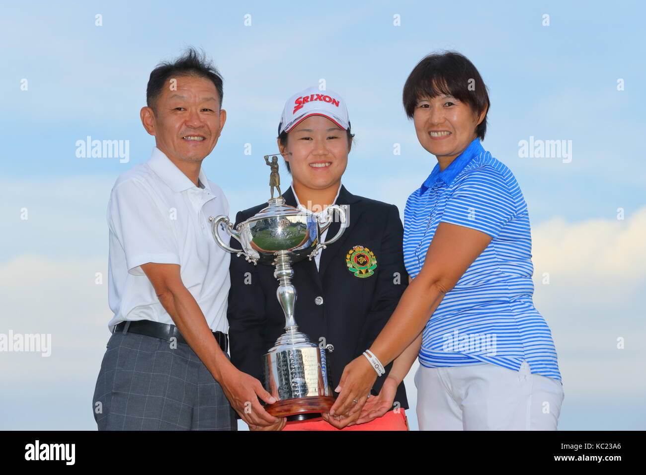Abiko Golf Club, Chiba, Japan. 1st Oct, 2017. Nasa Hataoka, OCTOBER 1 ...