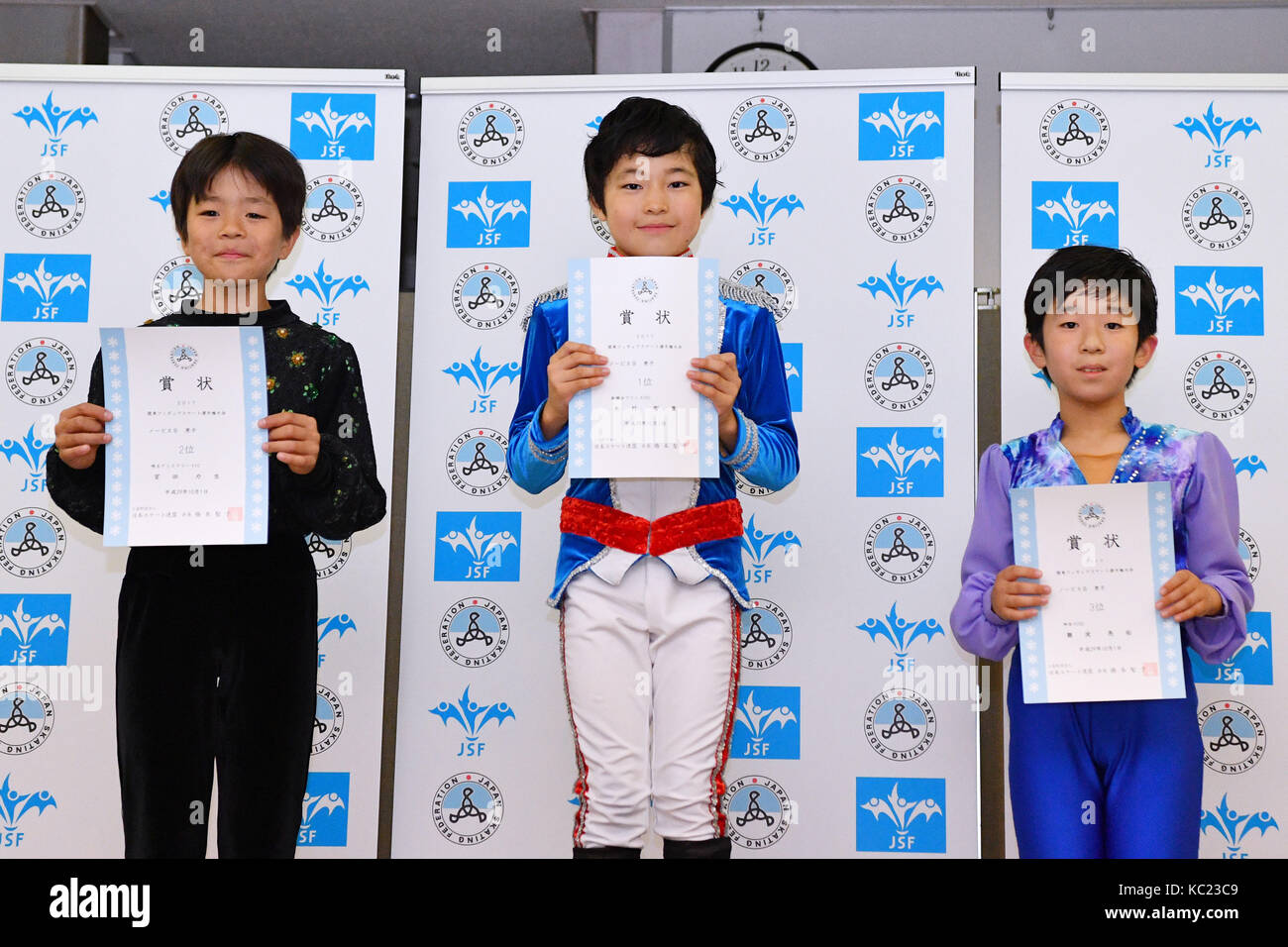 Shinyokohama Skate Center, Kanagawa, Japan. 1st Oct, 2017. Riki Miyata, Tomoki Kimura, Ryosuke ...