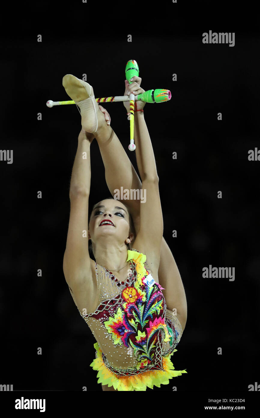 Tokyo, Japan. 1st Oct, 2017. Dina Averina (RUS) Rhythmic Gymnastics ...