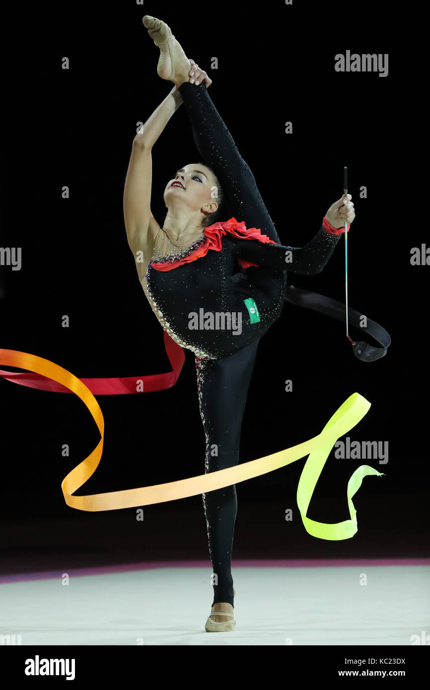 Tokyo, Japan. 1st Oct, 2017. Dina Averina (RUS) Rhythmic Gymnastics ...