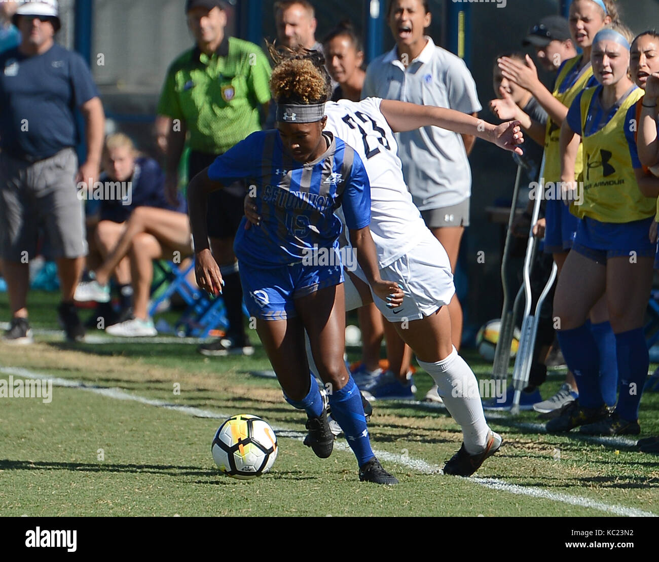 Washington, DC, USA. 1st Oct, 2017. 20171001 - Seton Hall forward ...