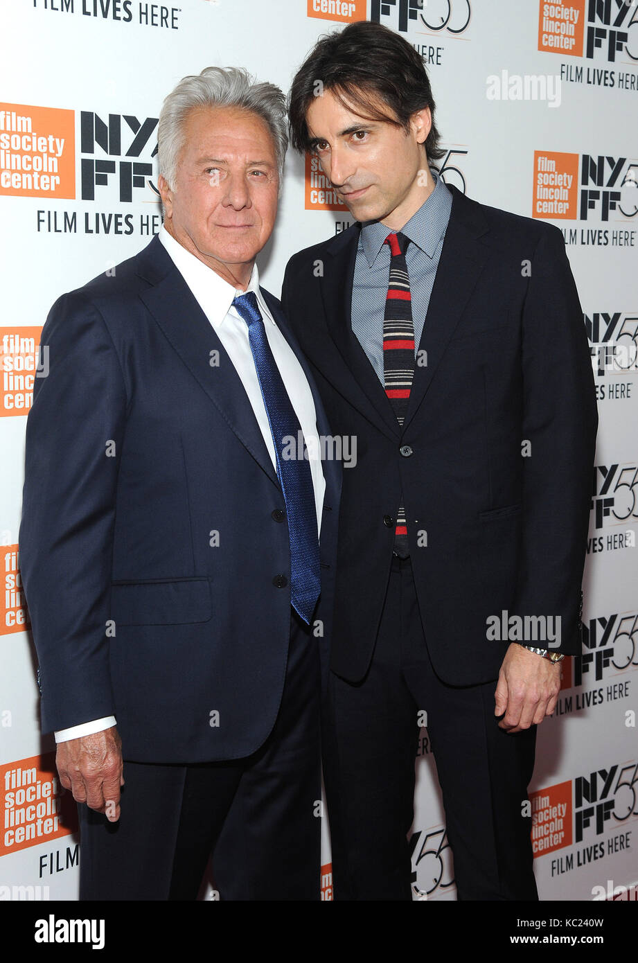 New York, NY, USA. 01st Oct, 2017. Dustin Hoffmand and Noah Baumbach ...