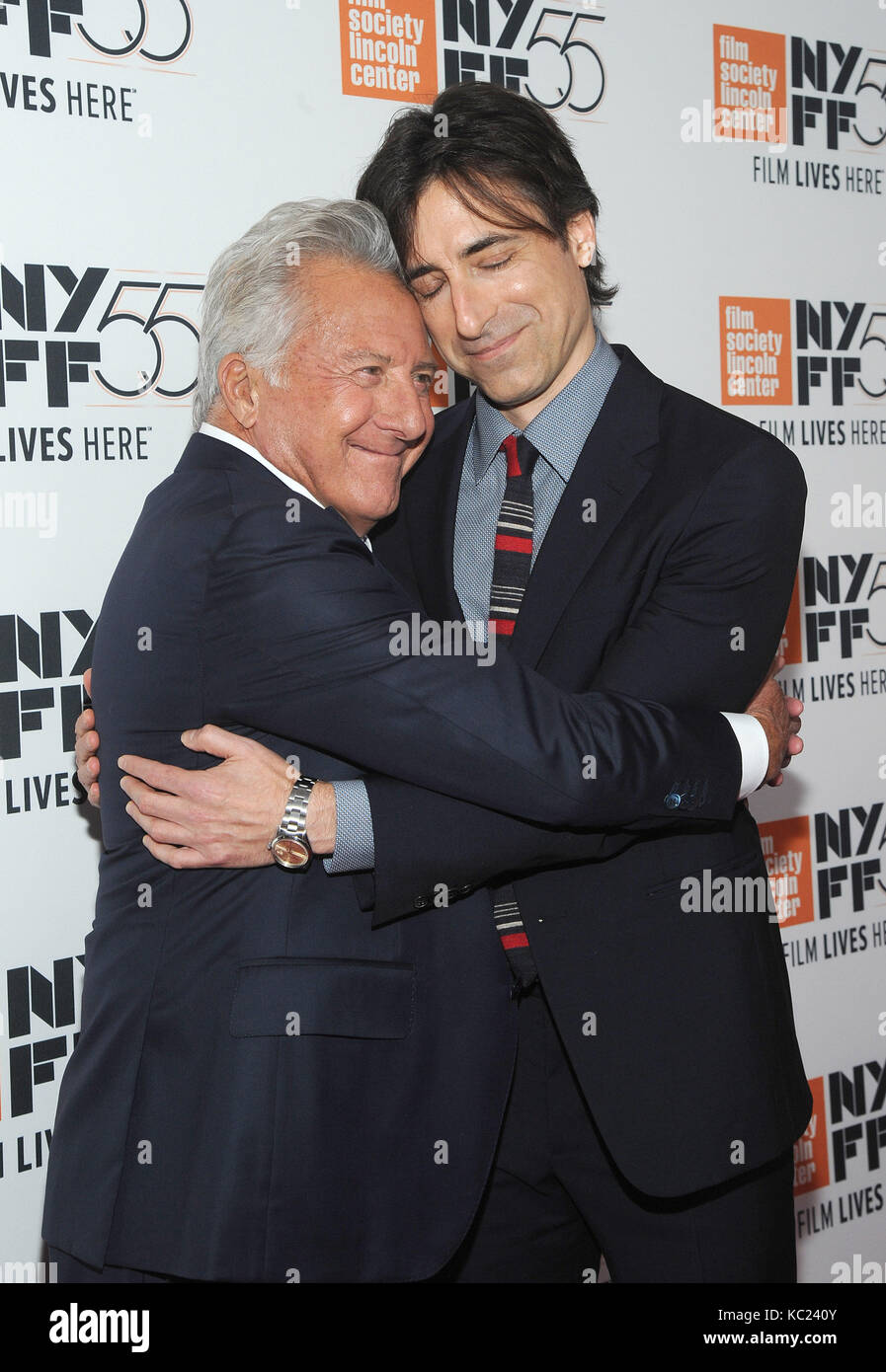 New York, NY, USA. 01st Oct, 2017. Dustin Hoffmand and Noah Baumbach ...