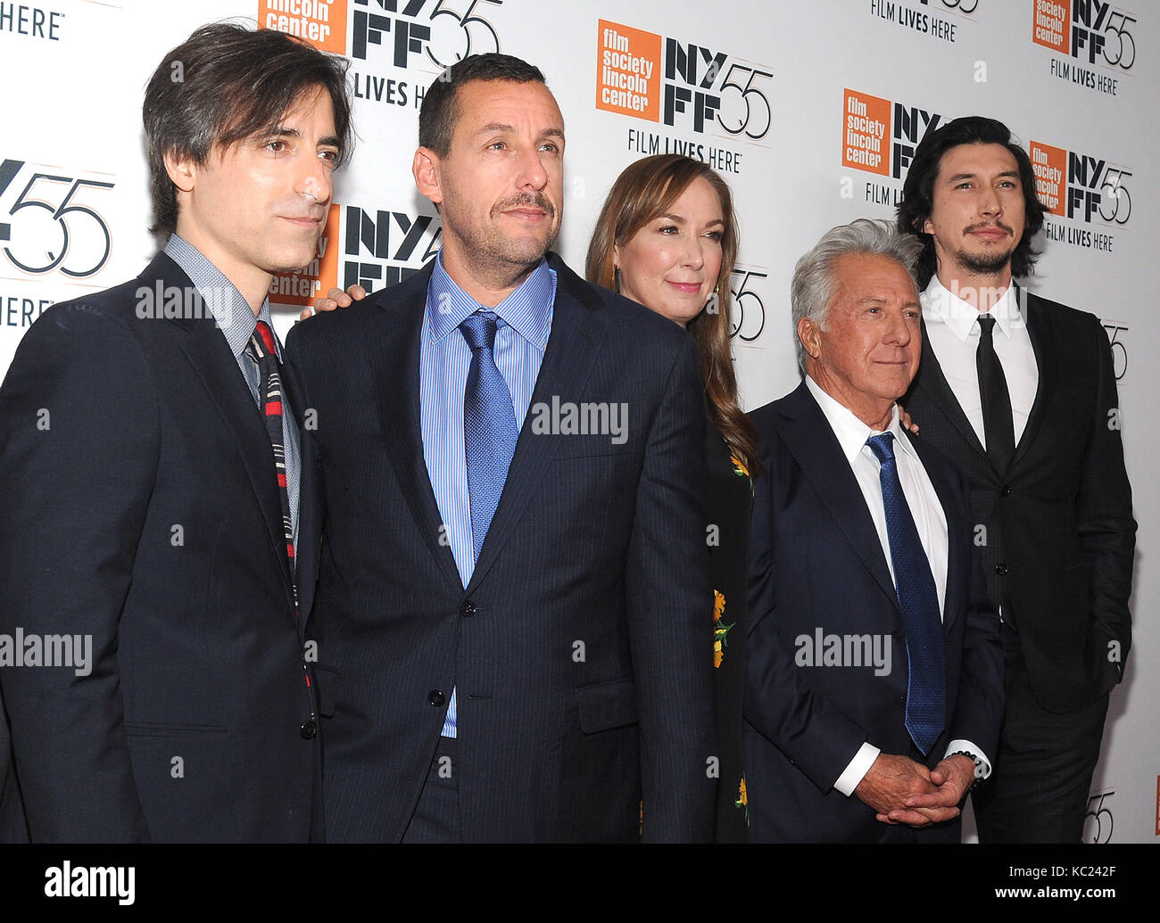 New York, NY, USA. 01st Oct, 2017. Noah Baumbach, Adam Sandler ...