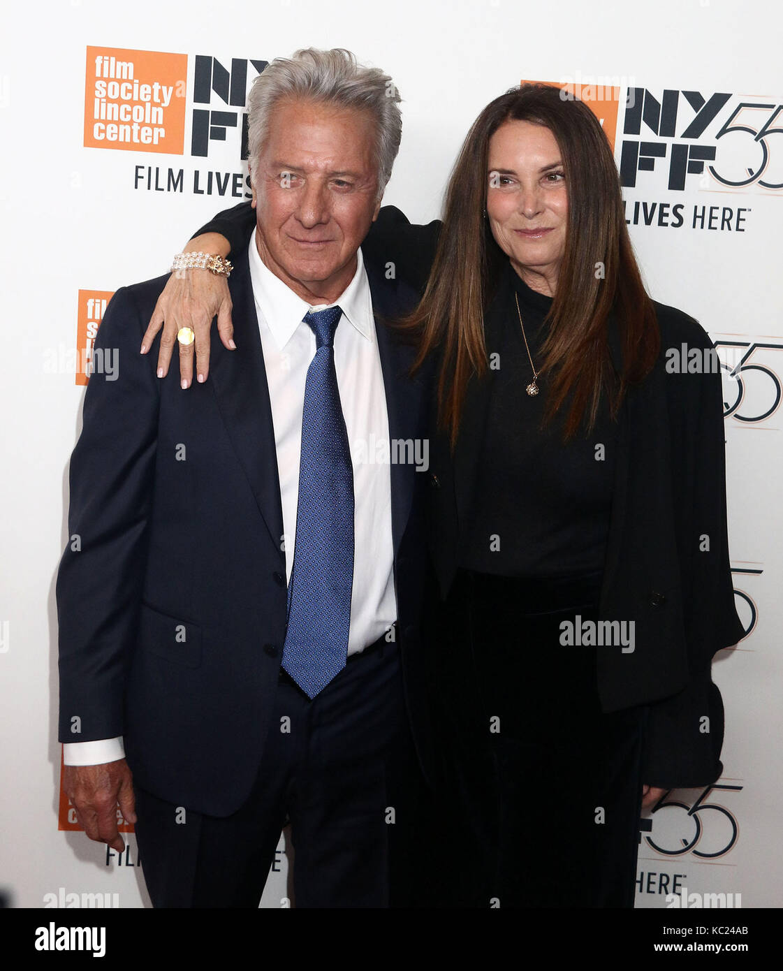 New York, New York, USA. 1st Oct, 2017. Actor DUSTIN HOFFMAN and his ...
