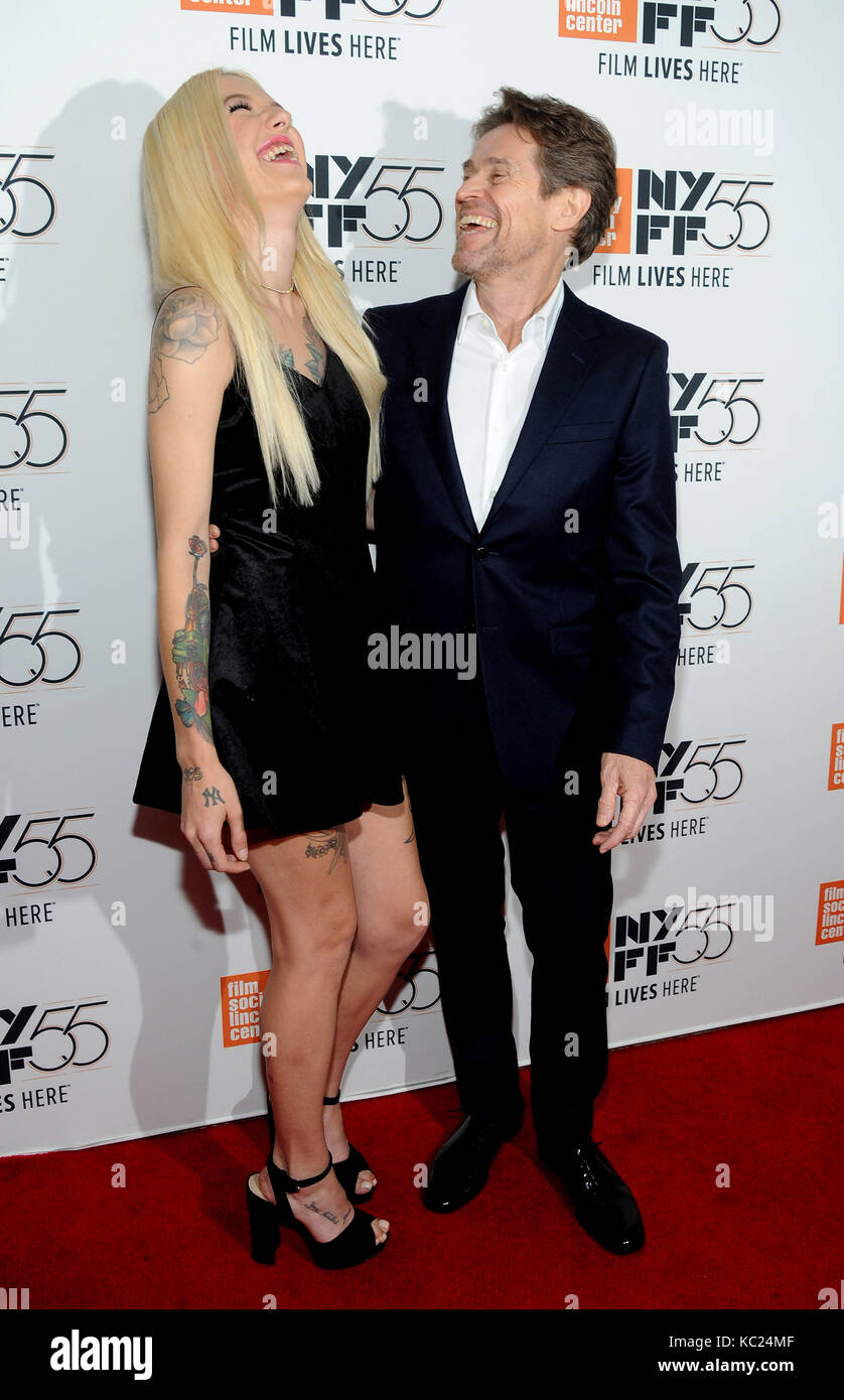 New York, NY, USA. 01st Oct, 2017. Bria Vinaite and William Dafoe ...