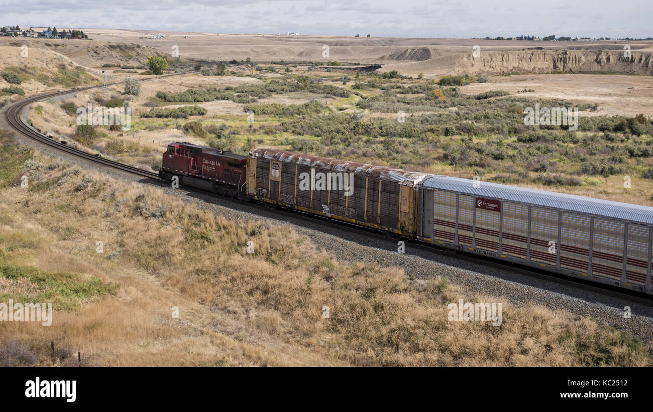Canadian pacific intermodal freight train hi-res stock photography and ...