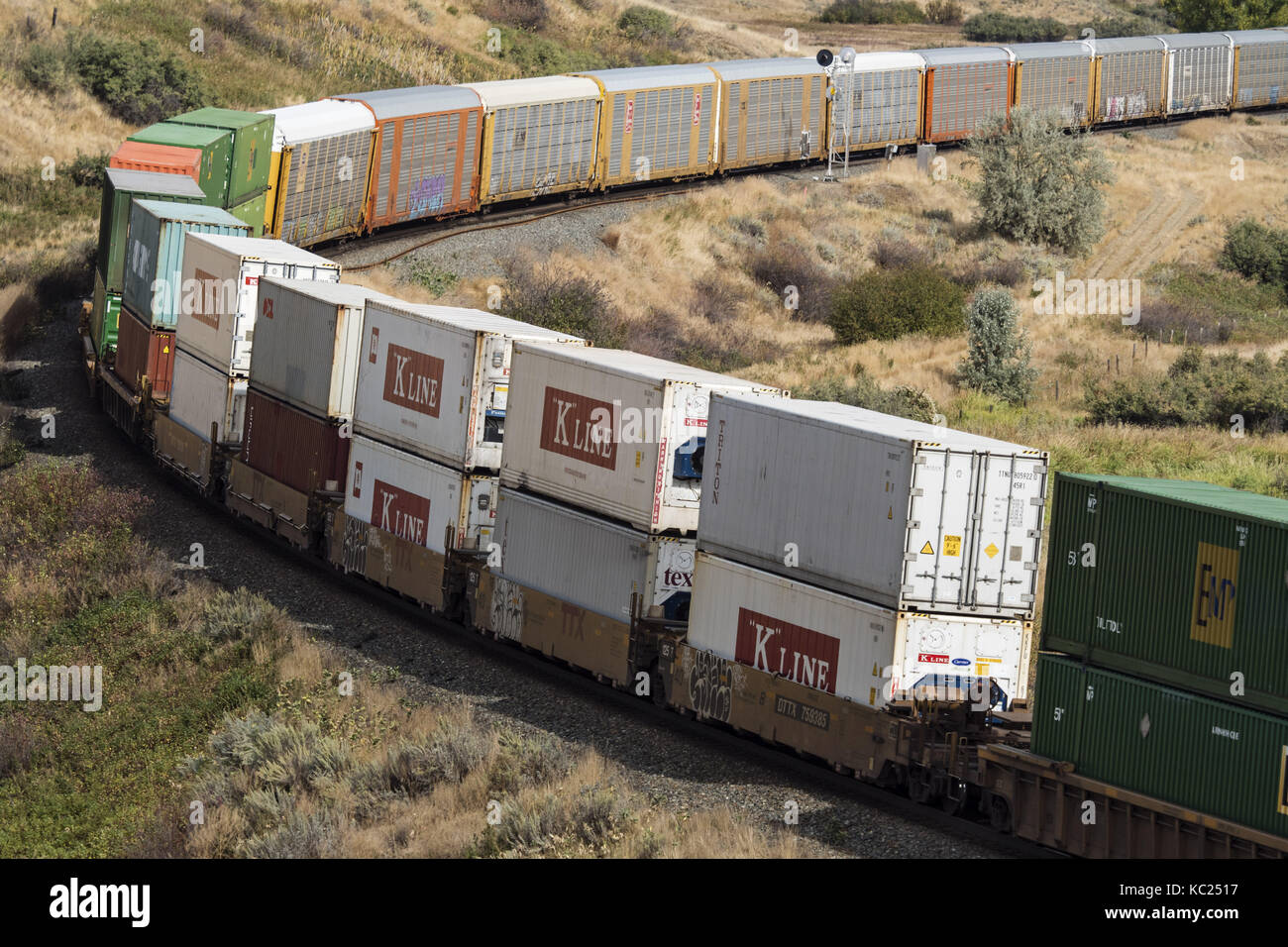 Medicine Hat, Alberta, Canada. 19th Sep, 2017. A Canadian Pacific ...