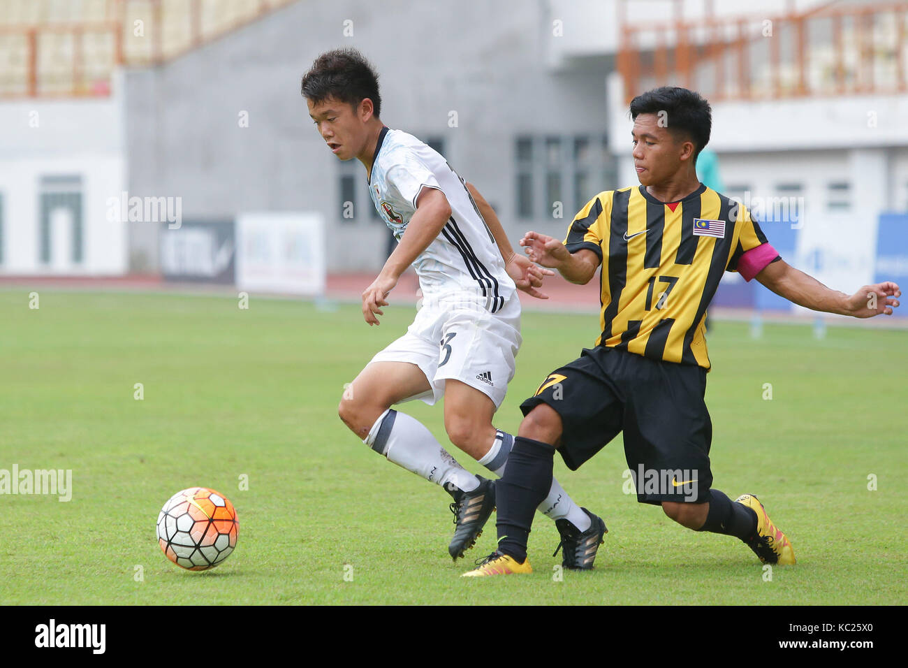 Bekasi, Indonesia. 24th Sep, 2017. Kuraba Kondo (JPN), Mohammad Alias ...