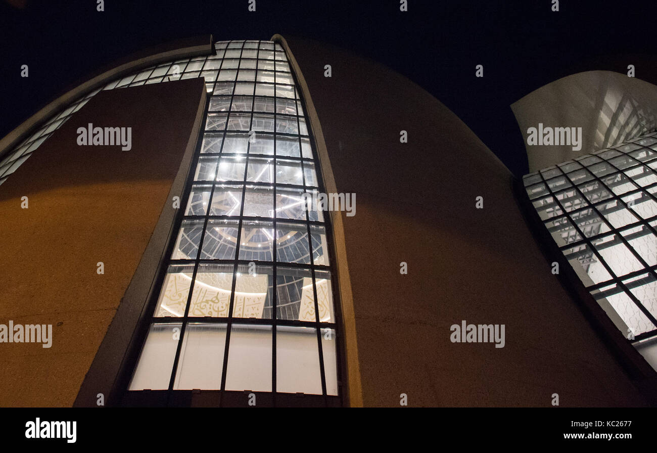 View of the central mosque in Cologne, Germany, 1 October 2017. The ...