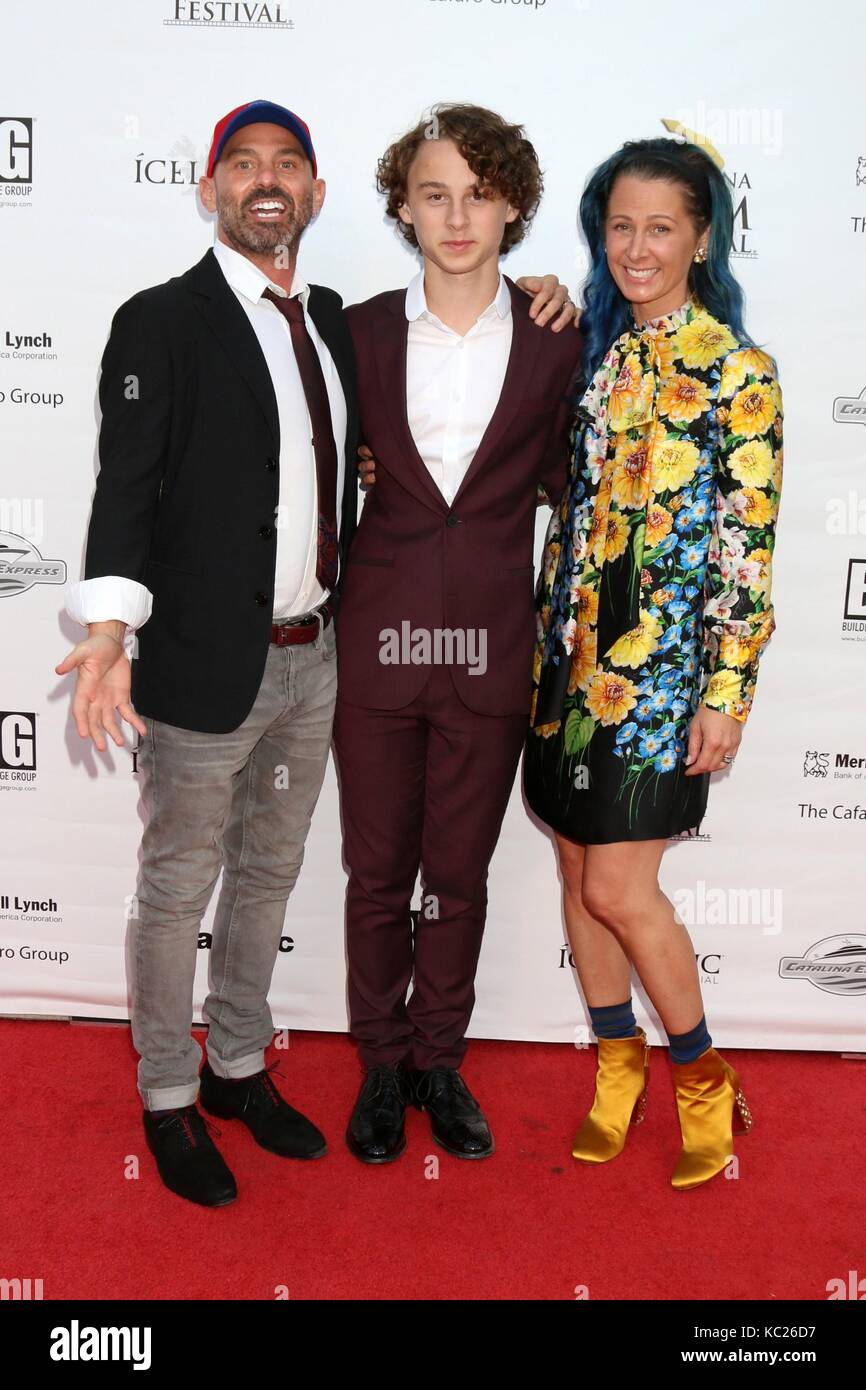 Santa Catalina Island, CA. 30th Sep, 2017. Doug Oleff, Wyatt Oleff ...