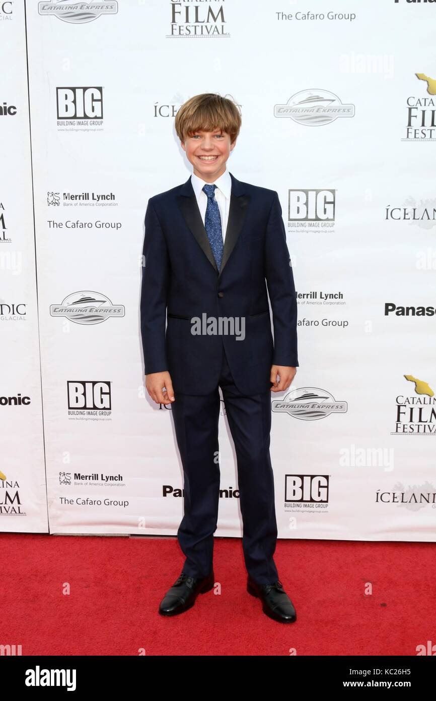 Santa Catalina Island, CA. 30th Sep, 2017. Tanner Flood at arrivals for Catalina Film Festival ...