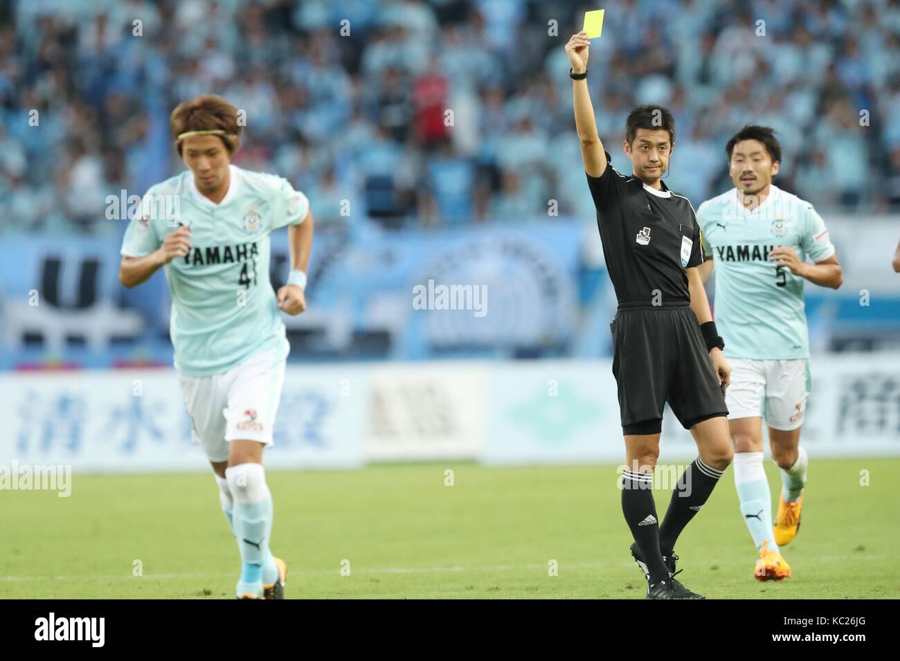 Tokyo, Japan. 30th Sep, 2017. Shohei Takahashi (Jubilo), Takuto Okabe ...