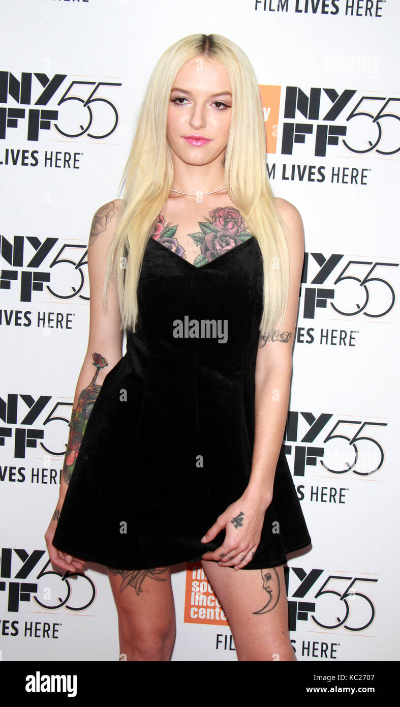 New York, NY, USA. 01st Oct, 2017. Bria Vinaite, attend 55th New York ...